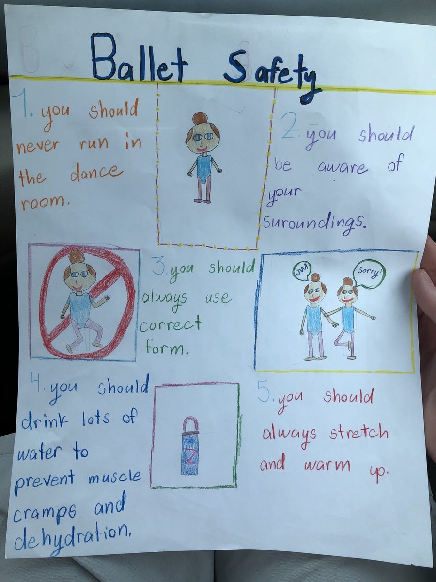 My 10 year old daughter won a safety poster contest sponsored by the ...