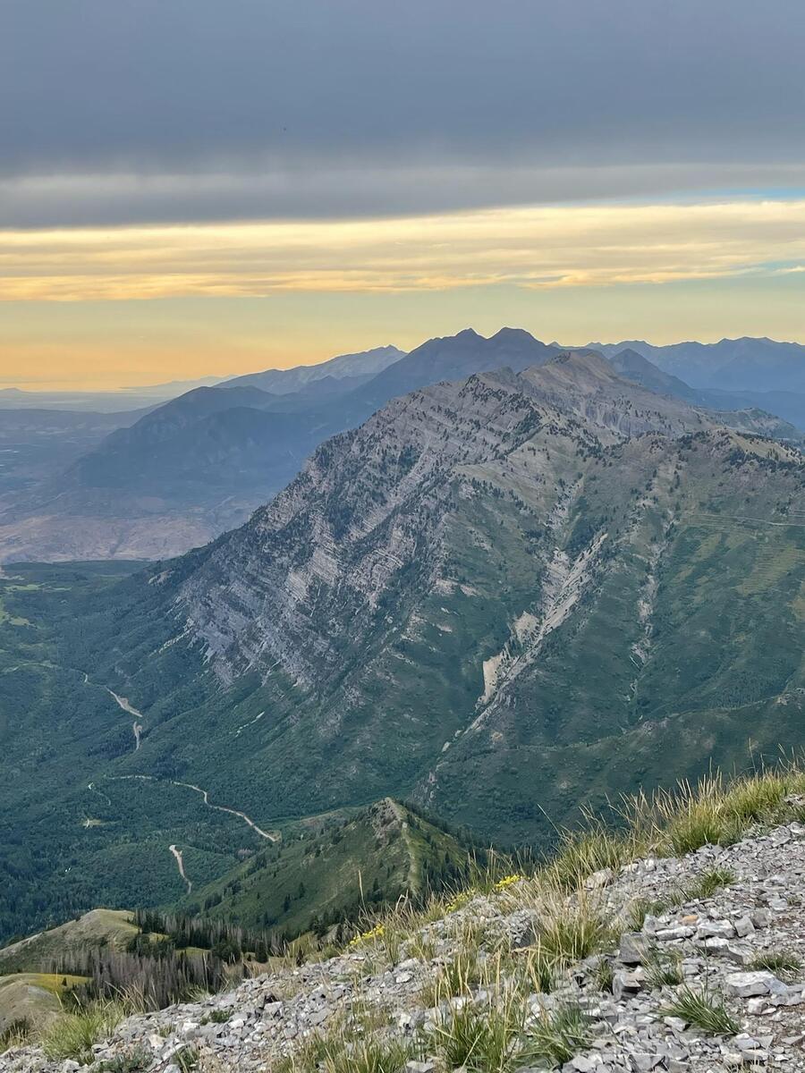 A couple of pics from son's hike up Provo Peak yesterday. We'll hit ...
