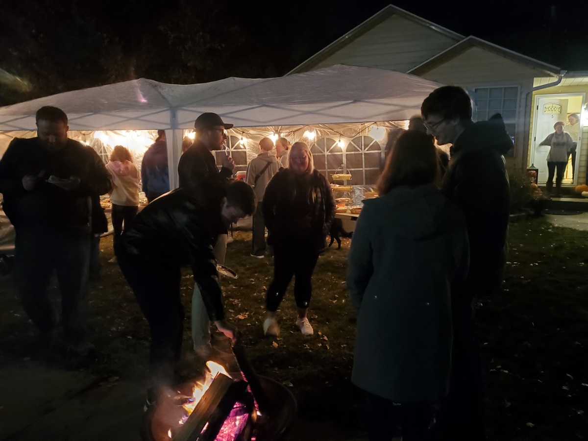 Here are some photos from last year's Friday pie event