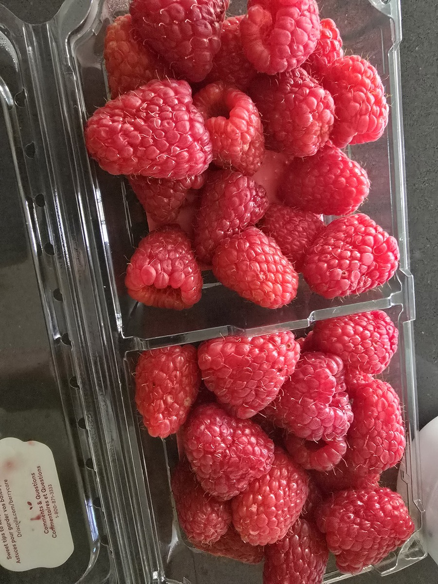 The Driscoll raspberries at Costco were crazy this week. Almost ...