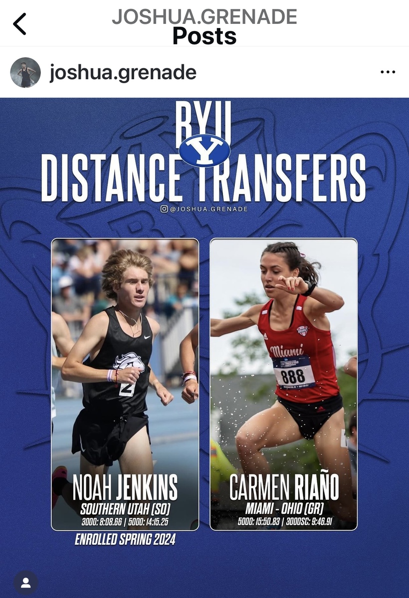 Here is a nice overview of BYU’s 2024 long distance running recruiting ...