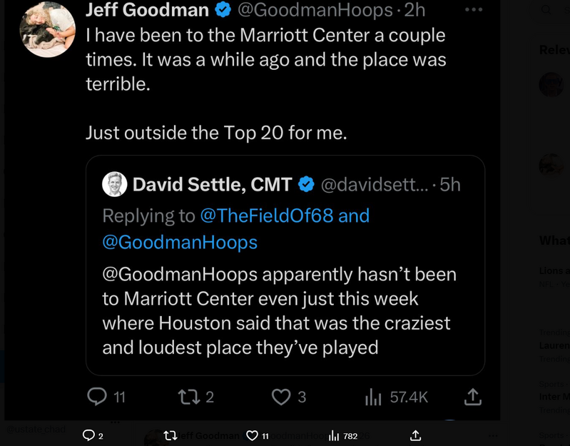Jeff Goodman has issues. Him and his CBB buddies are threatening ...