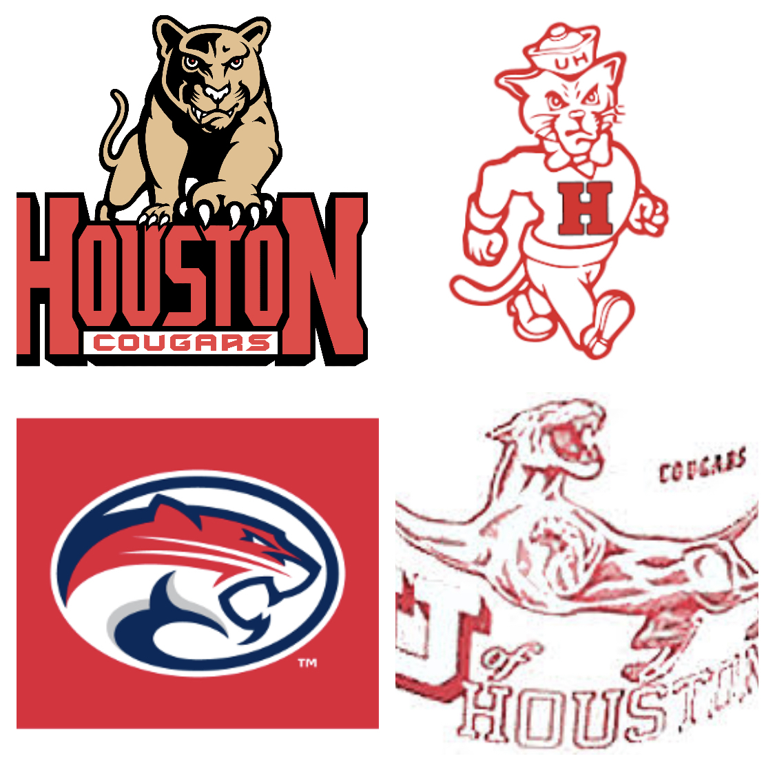 Coug vs Coog Logos