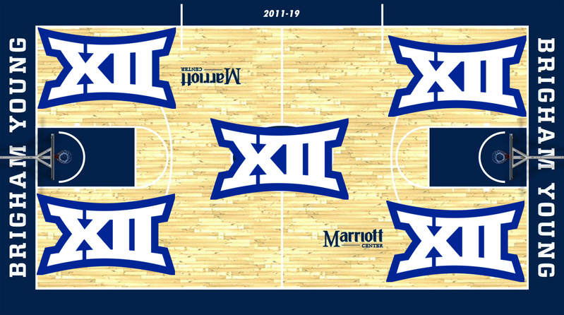 I updated the BYU court so Ute fans will feel more at home when they ...