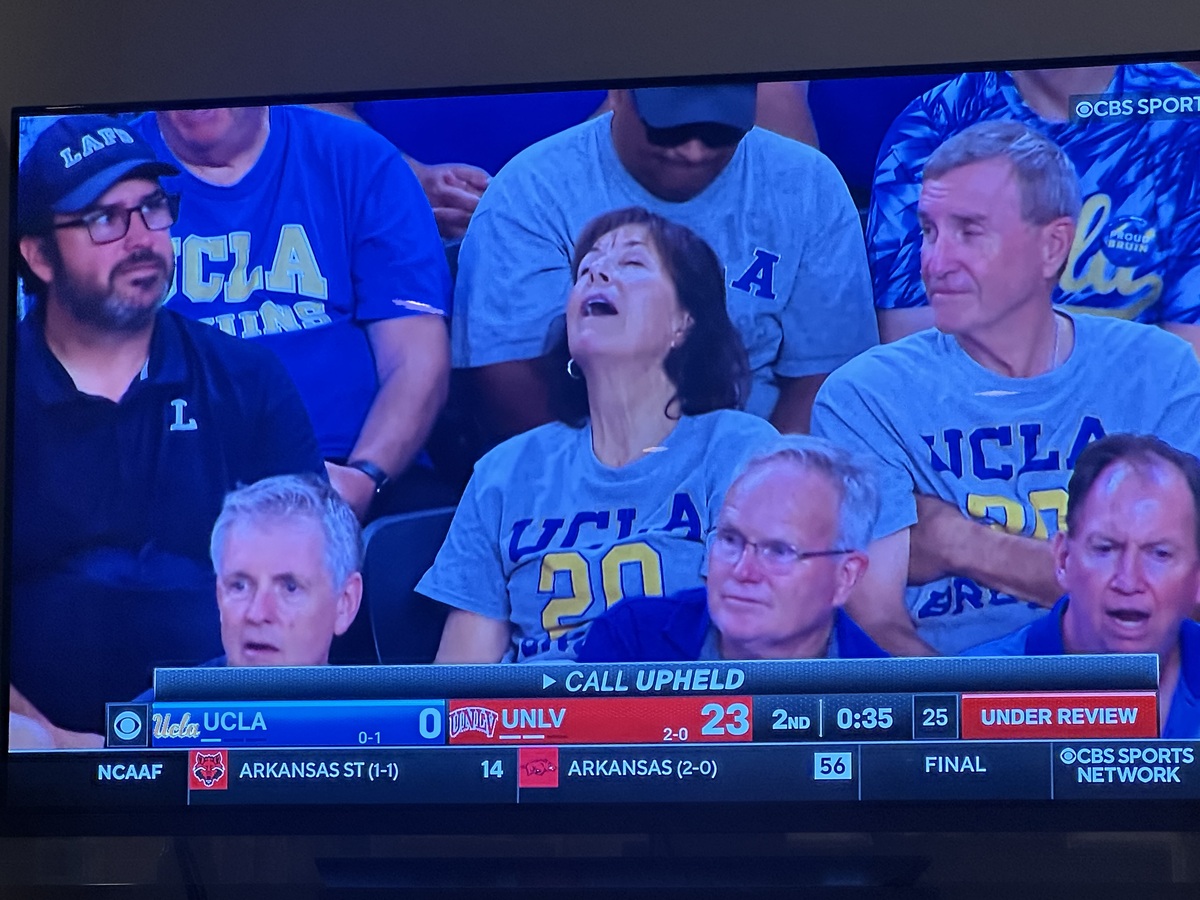 She speaks for all UCLA fans everywhere