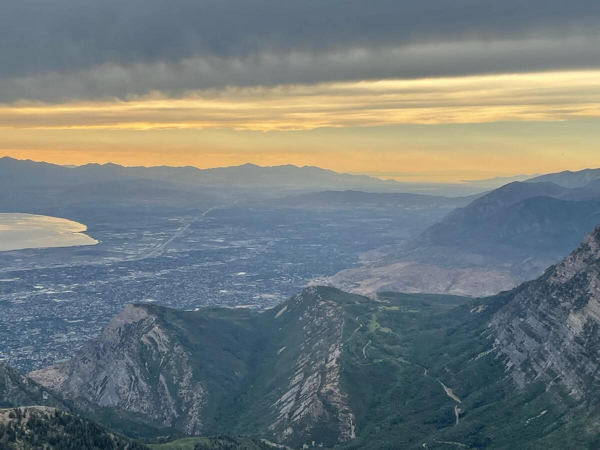 A couple of pics from son's hike up Provo Peak yesterday. We'll hit ...
