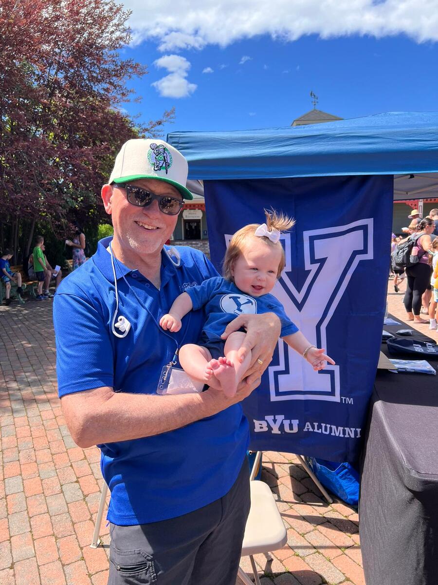 BYU gear count at Silverwood theme park. BYU 810..Utah 0