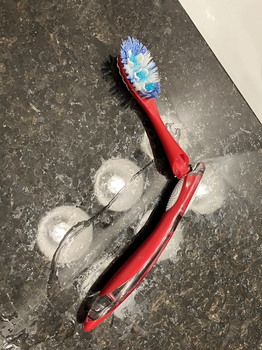 Hmmmm, maybe I shouldn't brush so hard....