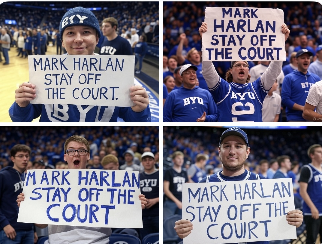 The Confiscated “Mark Harlan” sign
