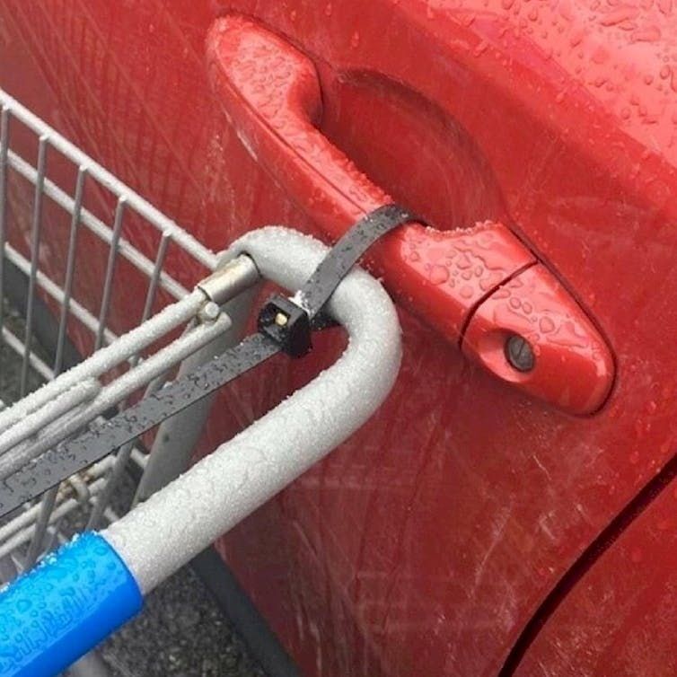 If we all carried zip ties around with us, double parking could be ...