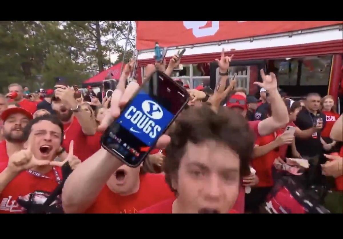 Cougar fan represents at Big Noon